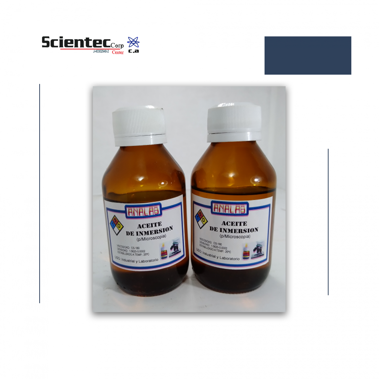 ACEITE DE INMERSIÓN ANALAB Cód: RP-AI7006001 – Productos para Laboratorios